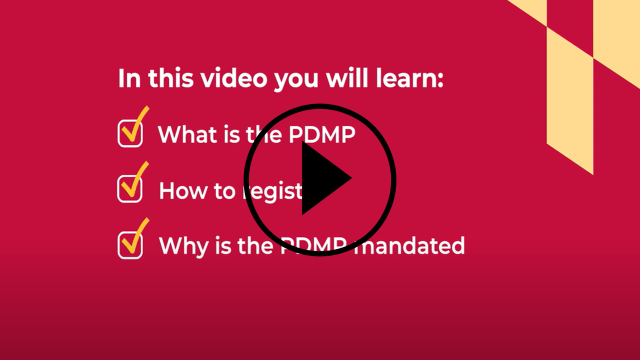 Maryland Department of Health PDMP Use Mandate Information